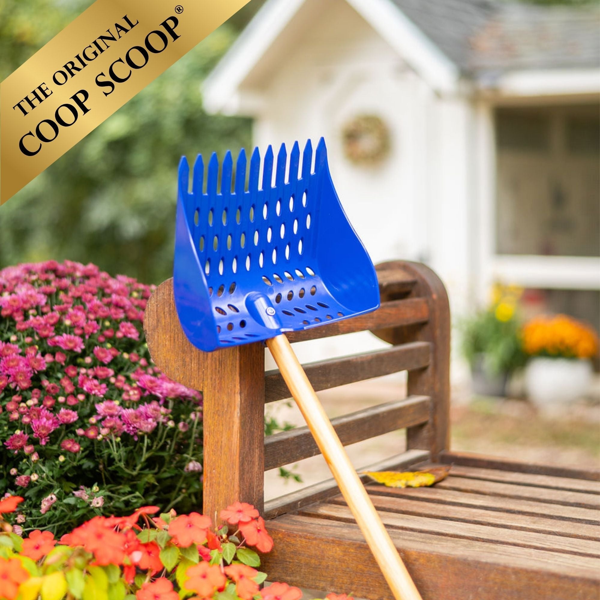 The Coop Scoop® | 2-in-1 Chicken Poop Scoop & Rake | Sand Sifting Shov ...